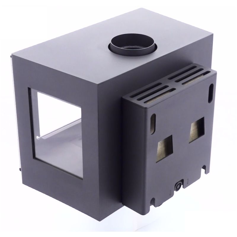 Poêle à bois suspendu avec prise d'air - PANADERO Java Wall 6 kW